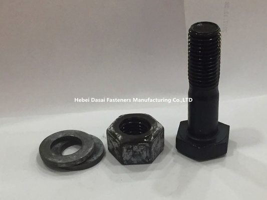 Power Station Steel Hex Bolt Black Oxide Surface 10.9 Grade 503g Weight