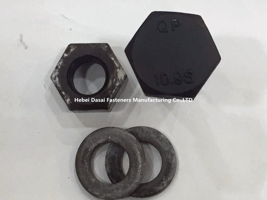 ISO 7412 Standard Steel Structure Bolt / Hexagonal Headed Bolt M12 - M36 Size