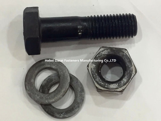 Black Oxide Finish Steel Structure Bolt Fatigue - Resistant For Steel Structure