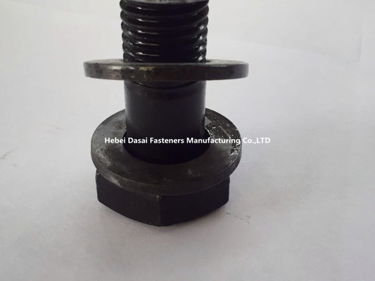 EN 14399 Standard Steel Structure Bolt , Black Coated Bolts M12 - M36 Size