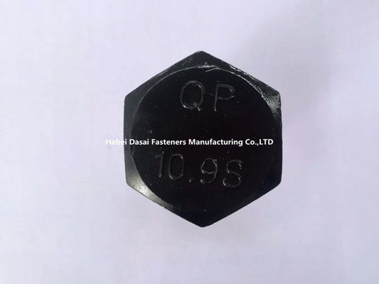 EN 14399 Standard Steel Structure Bolt , Black Coated Bolts M12 - M36 Size
