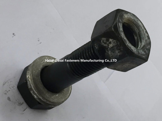 Carbon Steel Structure Bolt / Heavy Hex Structural Bolts Long Service Life