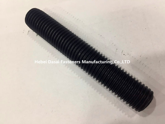 Black Zinc Plated Double Ended Wheel Studs / M6 Threaded Stud 6.8 Grade