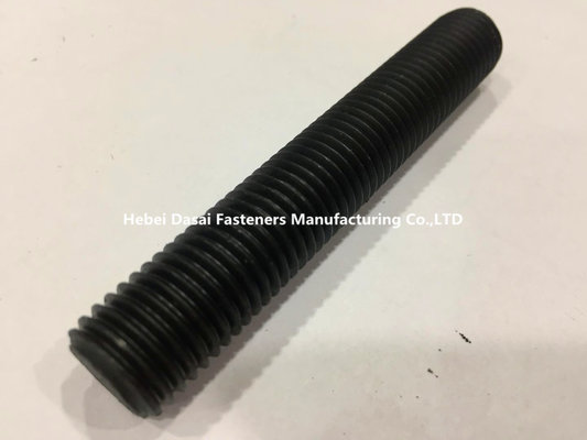 Black Zinc Plated Double Ended Wheel Studs / M6 Threaded Stud 6.8 Grade