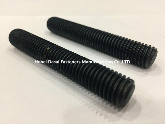 Mining Machinery Full Thread Stud Bolt / Double Ended Stud High Strength Din 975