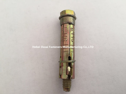 Dense Natural Stone Wedge Expansion Screw Anchor Expansion Bolts For Concrete
