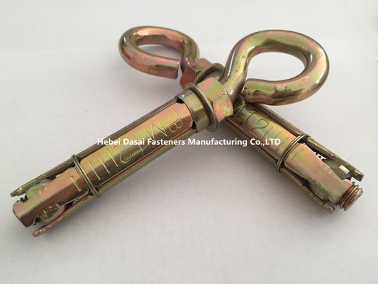 Grade 6.8 Wedge Anchor Bolt Eye Bolt Sleeve Anchor Carbon Steel Material
