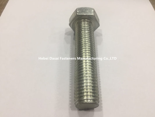 Hot Galvanized Hex Bolts Corrosion Resistance For High - Rise Steel Structure
