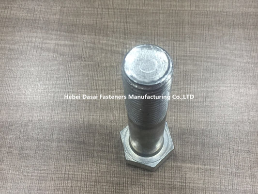 Half Thread Galvanized Hex Bolts Din 931 Carbon Steel White Zinc For Structures
