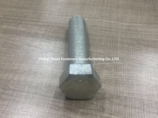 Din 933 Stainless Steel Hex Bolts , Galvanized Hex Head Bolts M3 - M42 Size