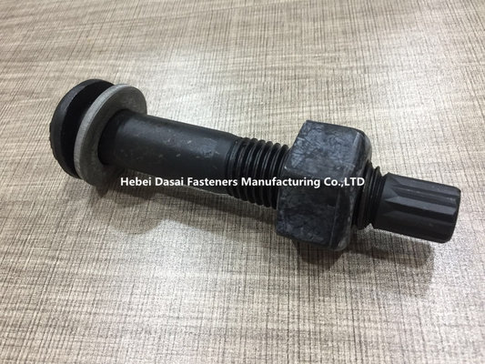 Cold Forming Process Torque Control Bolts Black Color For Steel Structure