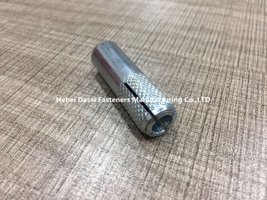 White Zinc Plated Anchor Drop In / Concrete Anchor Bolts Load Immediately