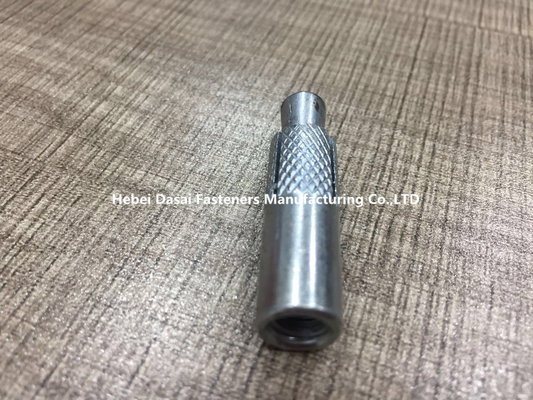 White Zinc Plated Drop In Anchor And Cut Anchor Stainless Steel Material For Concrete