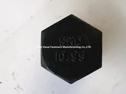Black Oxide Finish Steel Structure Bolt Grade 10.9 DIN Standard UNC Thread