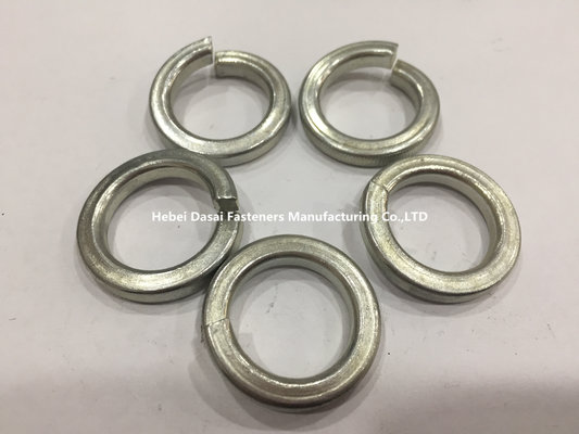 Stainless Spring Lock Washer / Plain Steel Washers High Corrosion Resistance