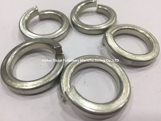 Stainless Spring Lock Washer / Plain Steel Washers High Corrosion Resistance