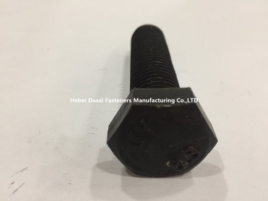 Stamping Process Metric Hex Head Screws Black Color With High Performance