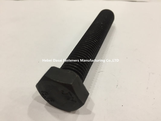 DIN 933 Metric Hex Bolts 10 Mm - 800 Mm Length Precision Processing And Molding