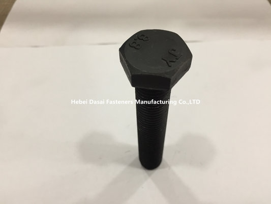 High Strength Metric Hex Bolts Full Thread Black Oxide Surface Treatment
