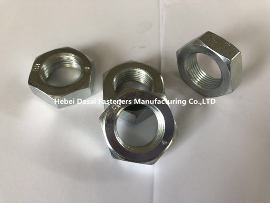 Carbon Steel Hex Thin Nut Din439 M27 Plain Black Zinc Plated Oxide And HDG