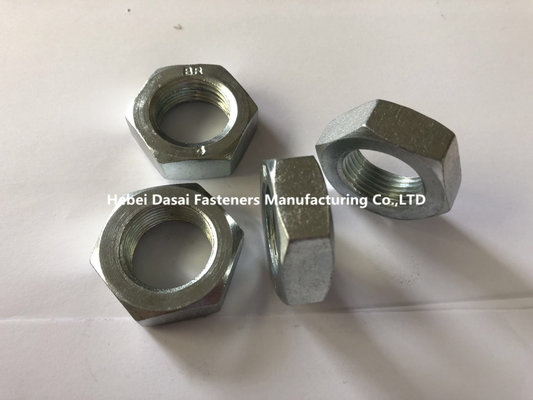 Carbon Steel Hex Thin Nut Din439 M27 Plain Black Zinc Plated Oxide And HDG
