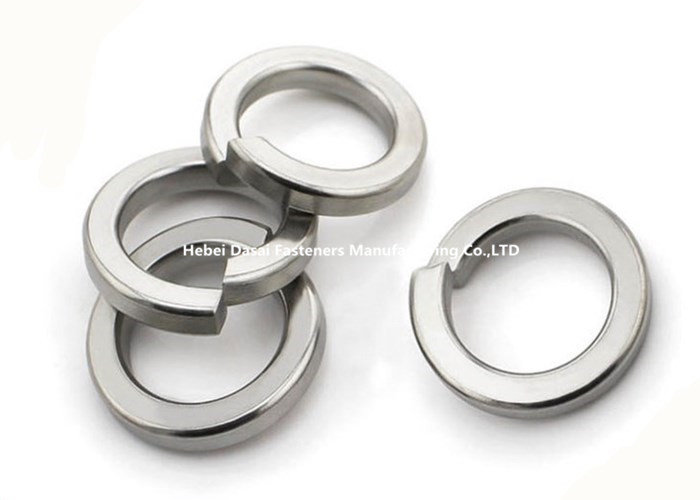 M3 - M48 Size Steel Spring Washer , Flat Spring Washer 1mm - 8mm Height