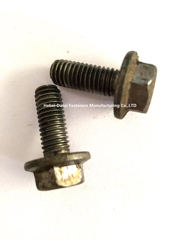 Steel Structures Metric Hex Bolts / Metric Flange Bolts Carbon Steel Material