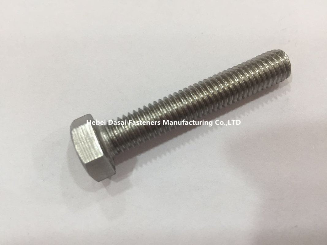 DIN 933 A2-70 Stainless Steel Metric Bolts Non Magnetic Custom Specification