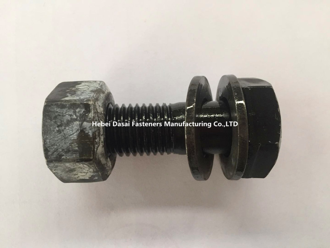 Highway Bridges Structural Steel Bolts And Nuts M12 - M30 Size DIN 7990