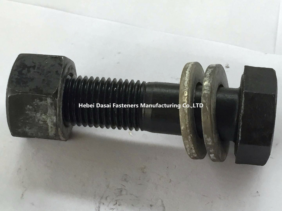 Carbon Steel Structure Bolt / Heavy Hex Structural Bolts Long Service Life