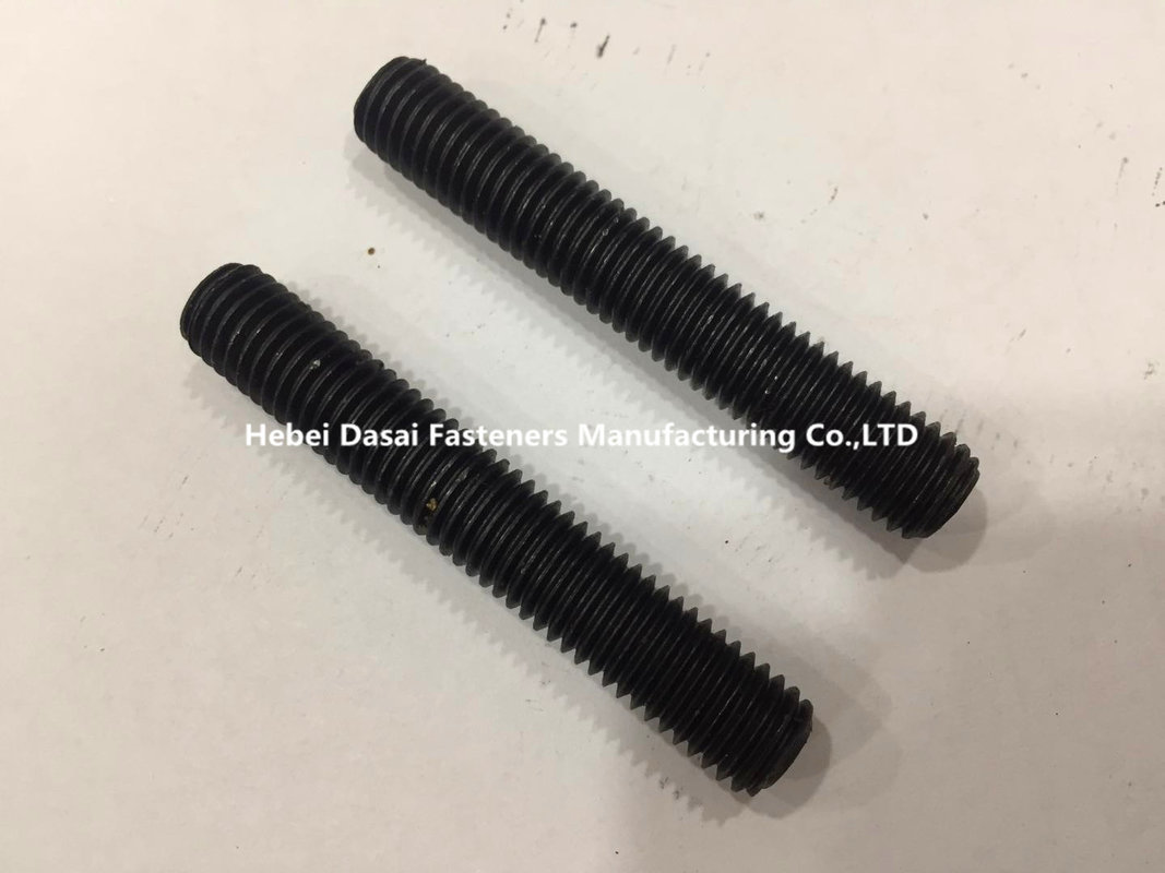 Mining Machinery Full Thread Stud Bolt / Double Ended Stud High Strength Din 975