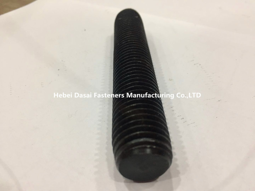 Black Oxide Finish Double Ended Threaded Studs Custom Various Shape Size