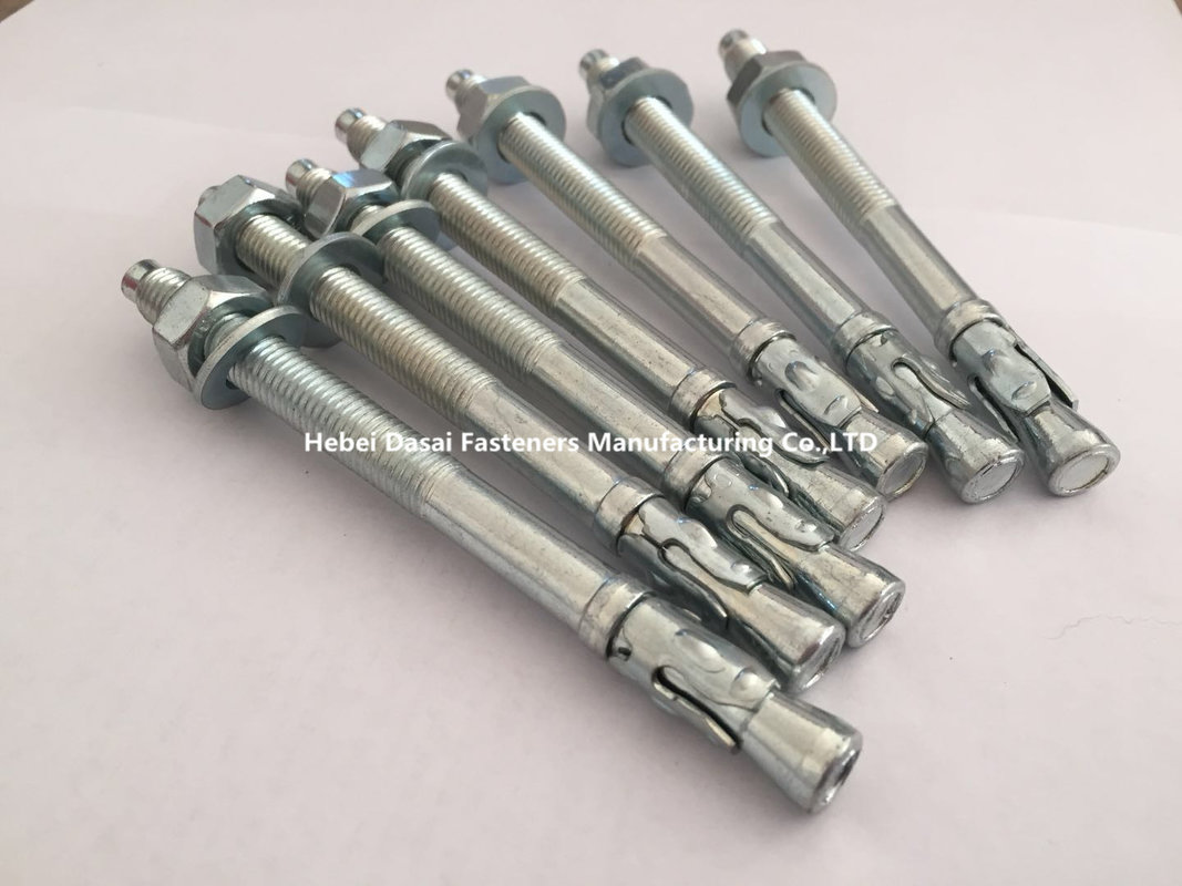 Hot Dip Galvanized Concrete Wedge Bolt 50mm - 300mm Length M6 - M20 Size