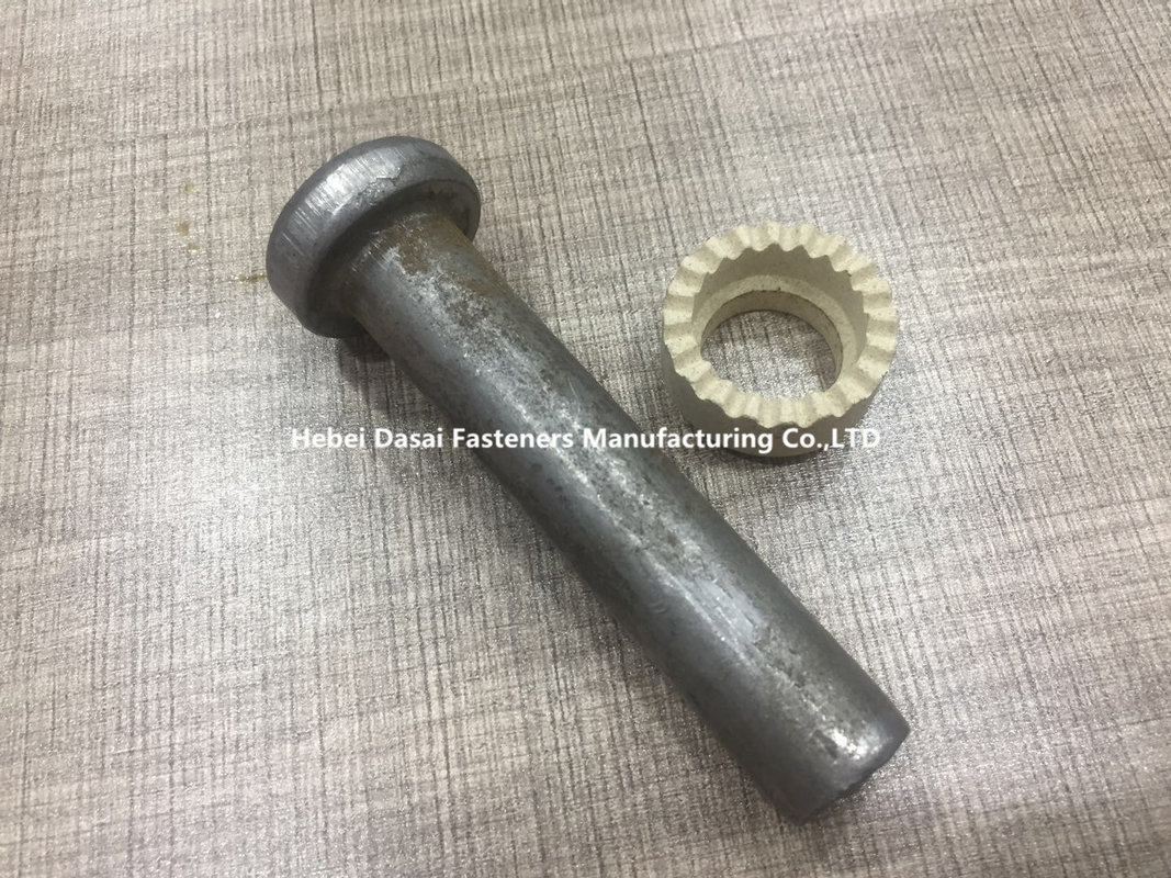 Plain Finish Concrete Shear Studs / Metal Deck Shear Studs Professional Tripod Type