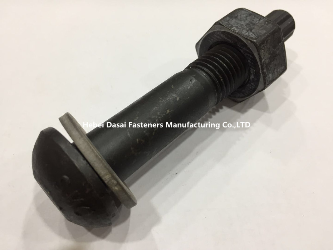 Cold Forming Process Torque Control Bolts Black Color For Steel Structure