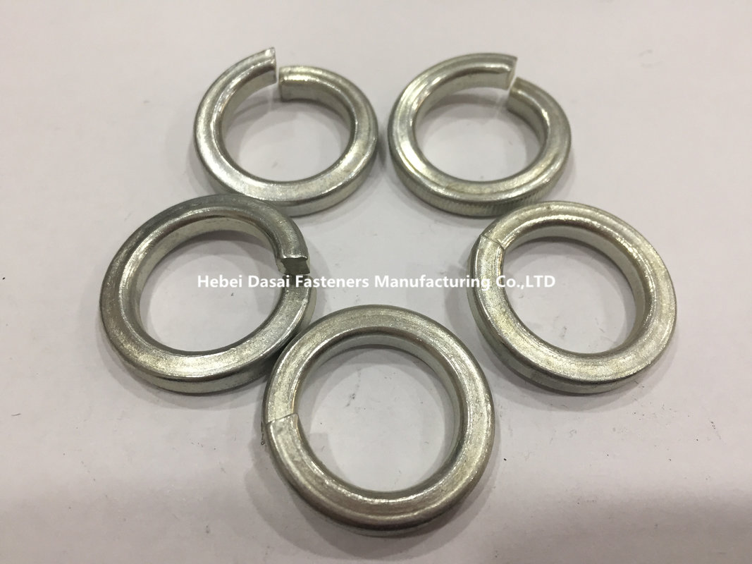 Stainless Spring Lock Washer / Plain Steel Washers High Corrosion Resistance
