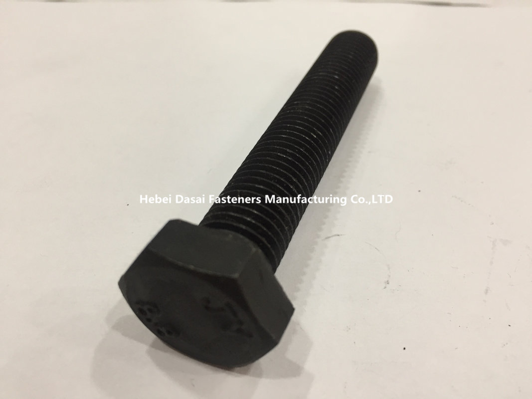 DIN 933 Metric Hex Bolts 10 Mm - 800 Mm Length Precision Processing And Molding