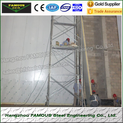 75mm Thick Thermal Insulated Sandwich Panels PU For Wall System