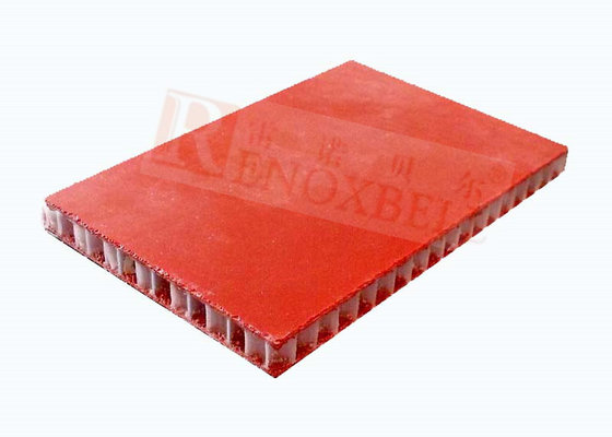 AAMA260502 Red / Yellow Metal Sandwich Panels PVDF / Polyester Coating
