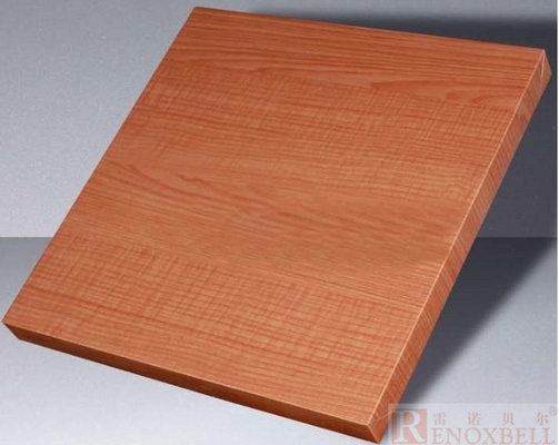 Lightweight Wood Like Aluminium Sandwich Panel For Facade System