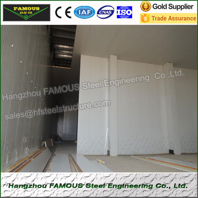 200mm Cold Room Insulated Embossed Aluminum Insulated Sandwich Panels Storage