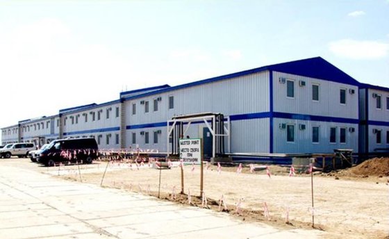 Labors Prefabricated Accommodation , Multiple Floor Prefabricate House Construction