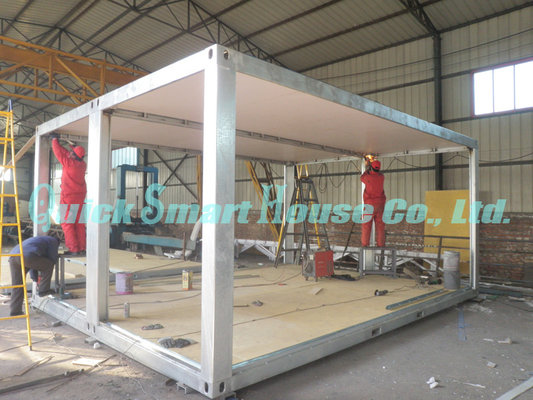 Flat Pack Folding Container House With Steel Security Door