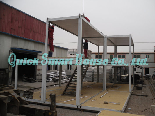 Flat Pack Folding Container House With Steel Security Door