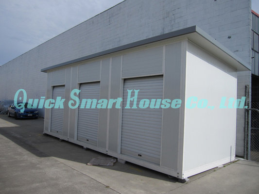 OEM Sandwich Panel Portable Modular Homes , Custom Office Prefab Houses