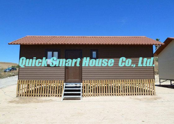 Sandwich Panel Prefabricated House , Work Shops Prebuilt House Room