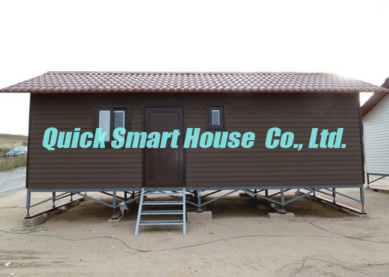 Sandwich Panel Prefabricated House , Work Shops Prebuilt House Room