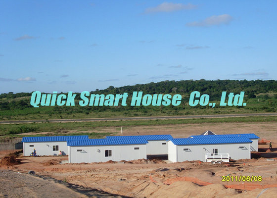 One Storey Camping Prefab House For Saloons , Entertainment Centers