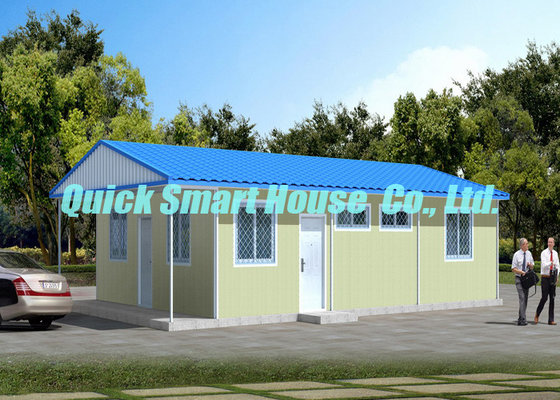 Rustproof Light Steel Prefabricated House , Affordable Prefab Houses