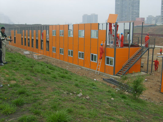 Color Steel Prefabricated Accommodation For Constructions Camping
